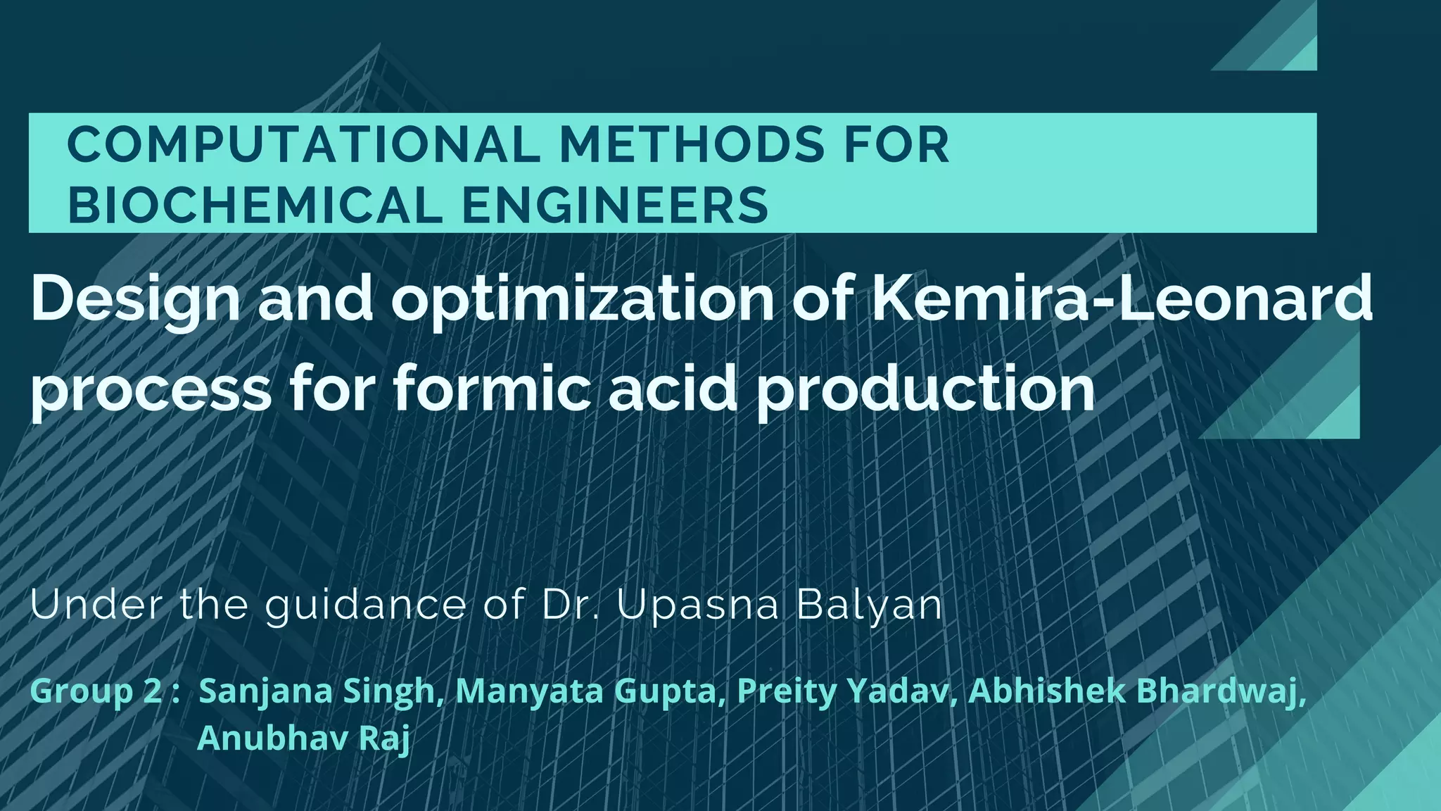 Design and optimization of kemira leonard process for formic acid ...