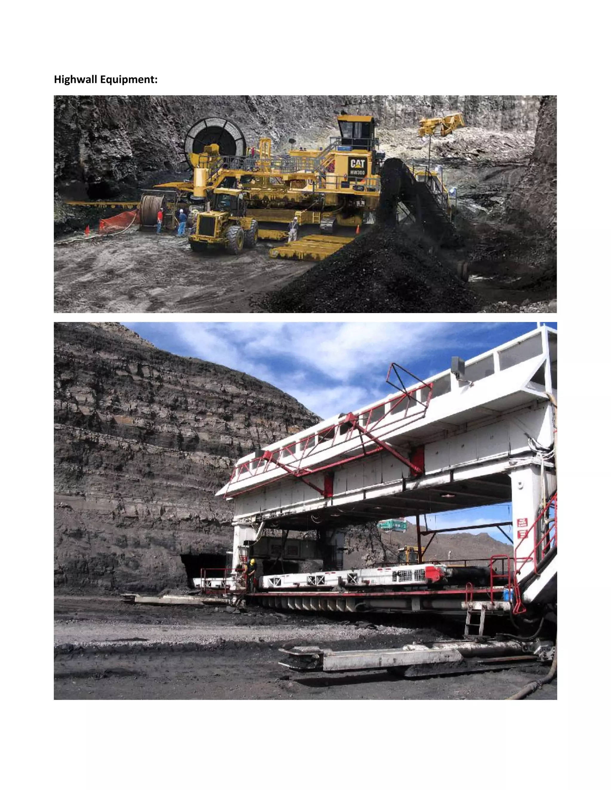 Design and Performance of Highwall Mining | PDF