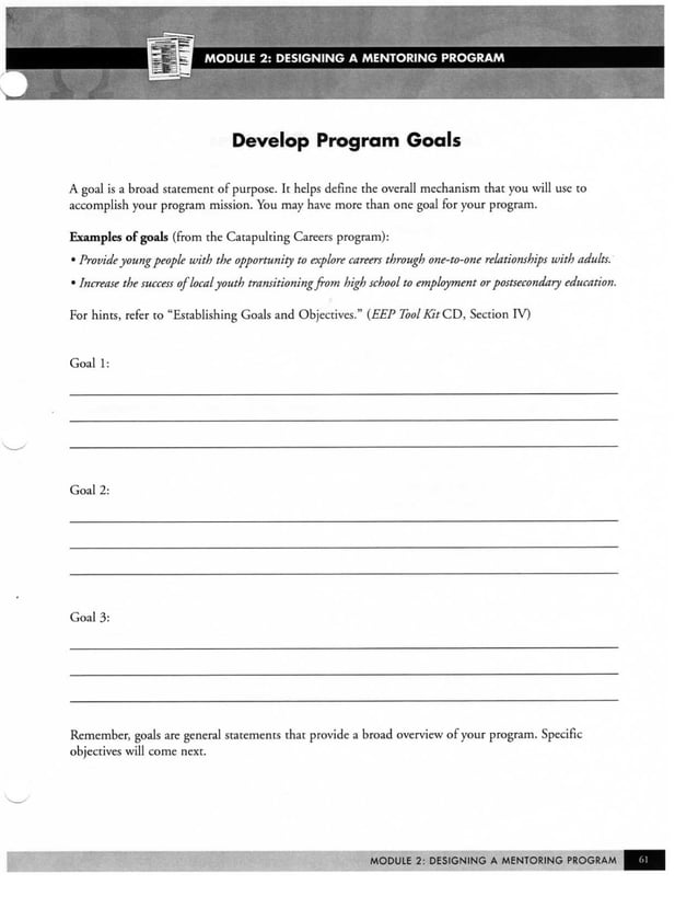 EEP Trainer's Manual - Design & Planning Section | PDF