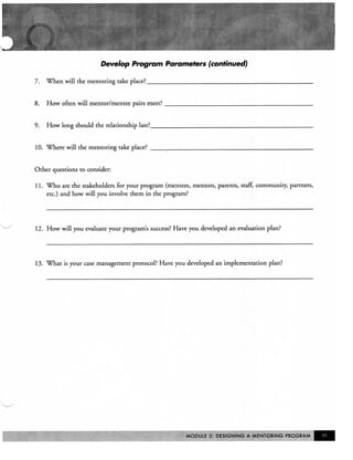 EEP Trainer's Manual - Design & Planning Section | PDF