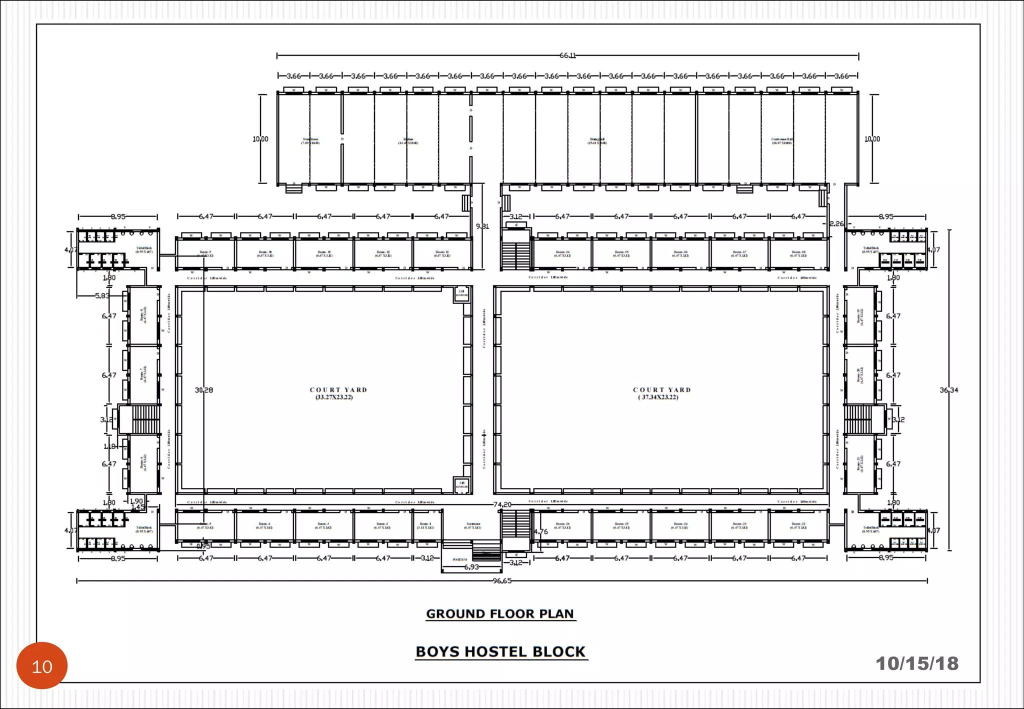 Design and planning of hostel building by vijayan | PPT