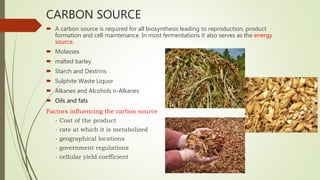 Design and preparation of media for fermentation | PPTX