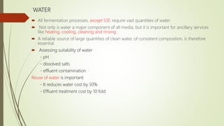 Design and preparation of media for fermentation | PPTX