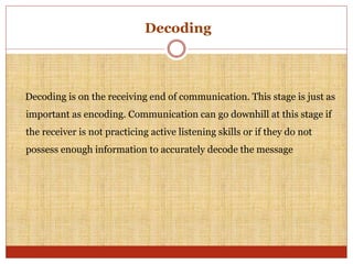 Design and process of communication. | PPT
