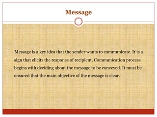 Design and process of communication. | PPT
