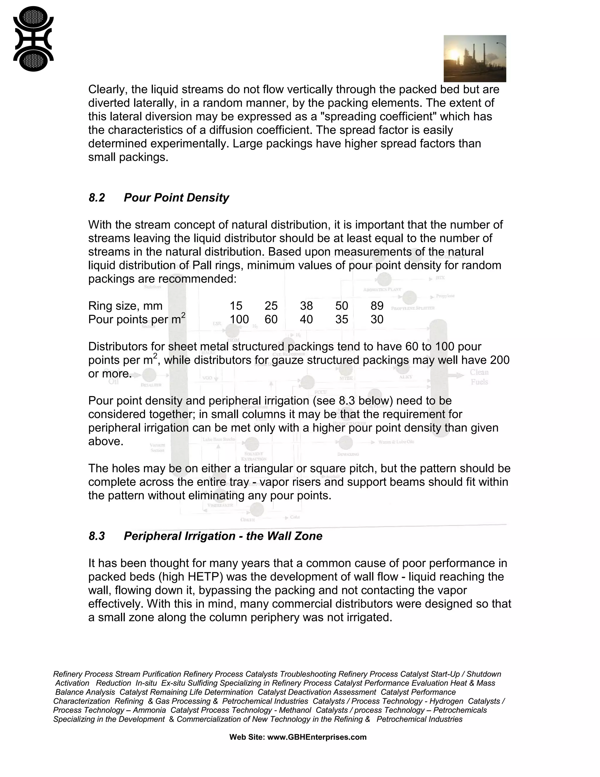 Design and Rating of Packed Distillation Columns | PDF