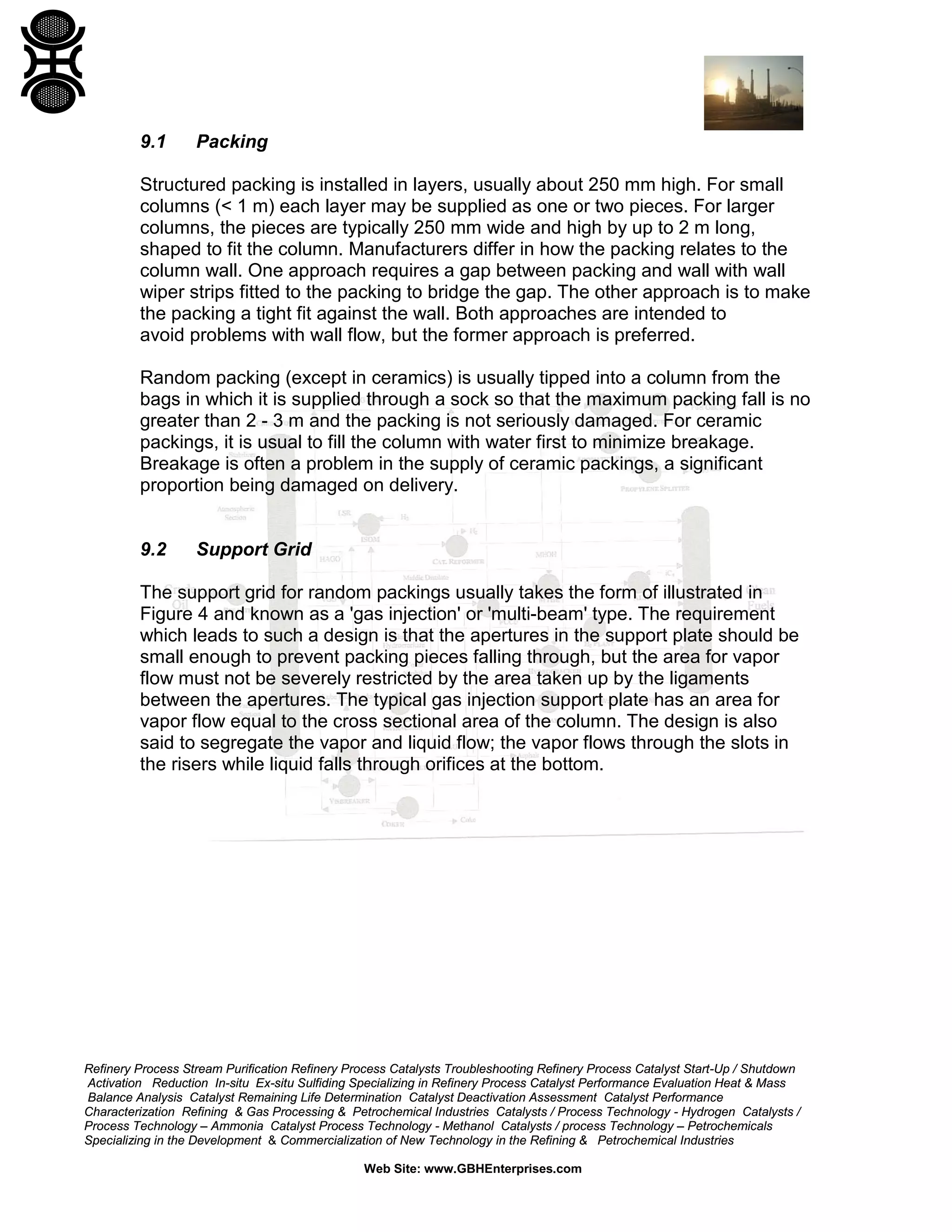Design and Rating of Packed Distillation Columns | PDF