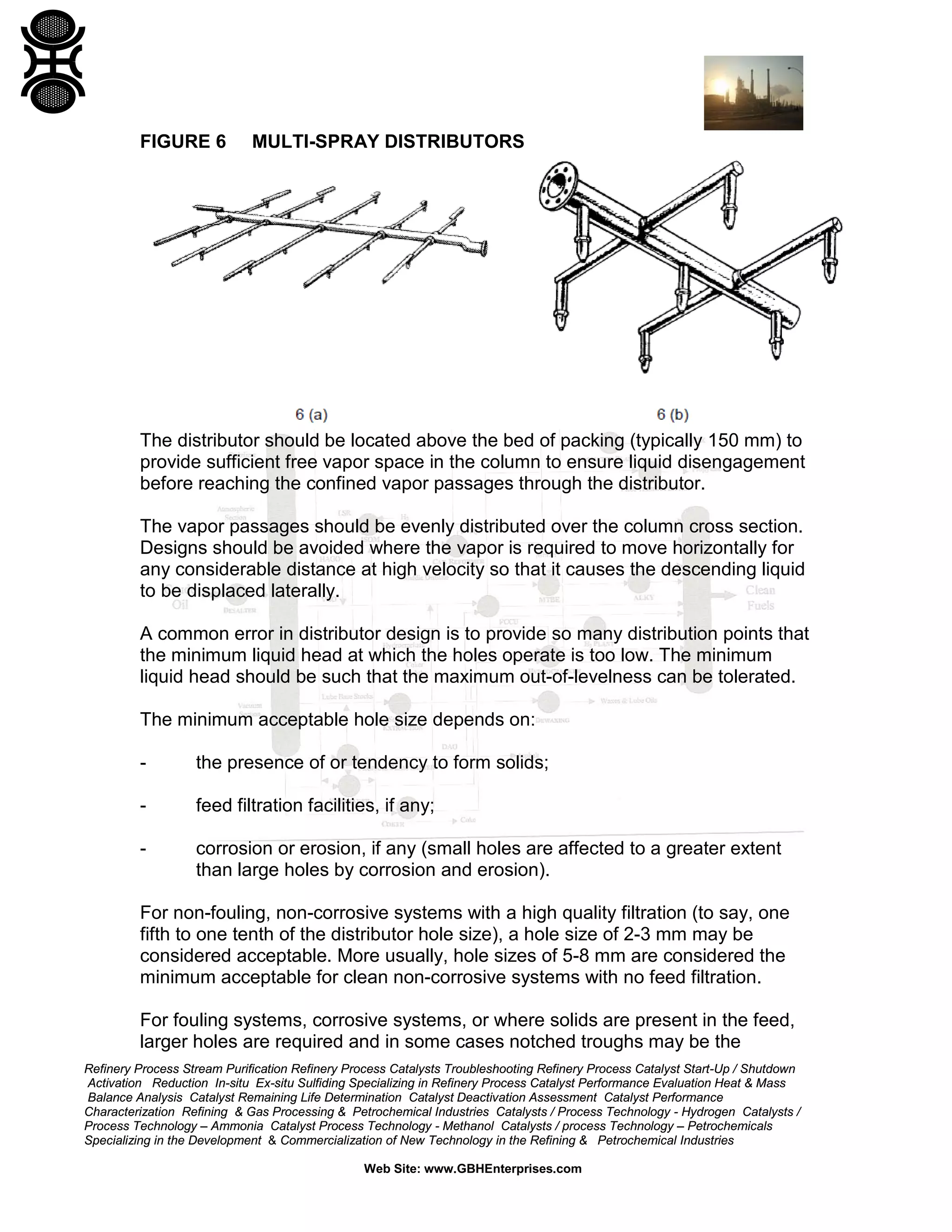 Design and Rating of Packed Distillation Columns | PDF