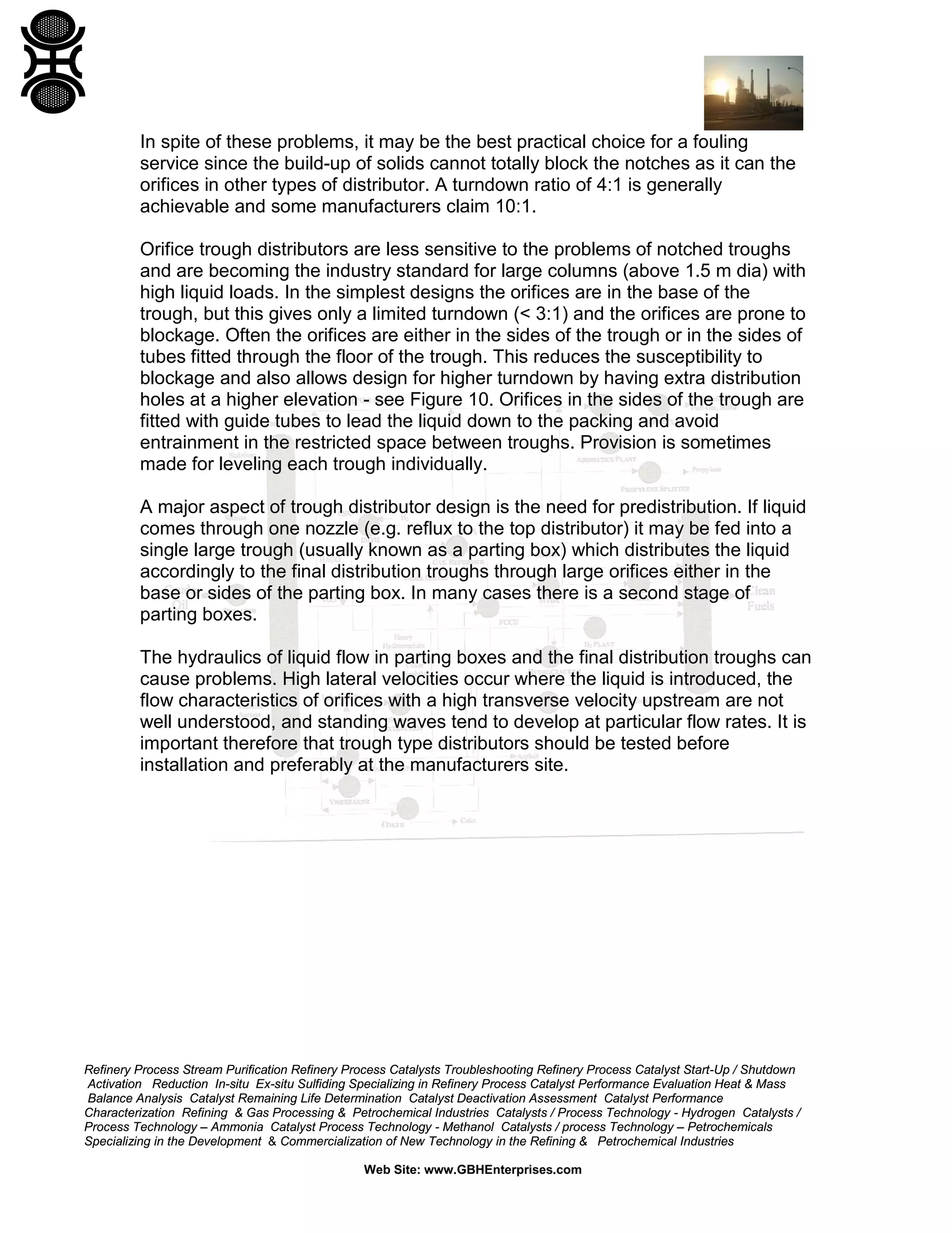 Design and Rating of Packed Distillation Columns | PDF