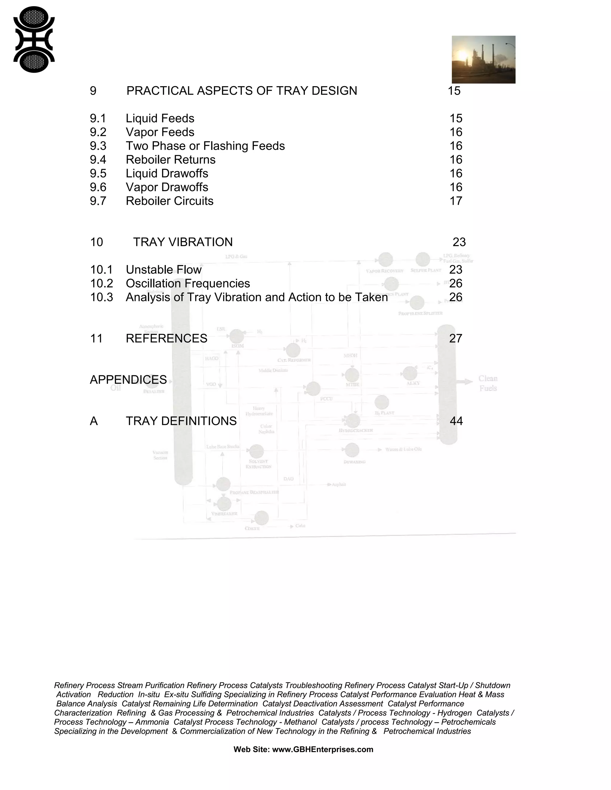 Design and Rating of Trayed Distillation Columns | PDF