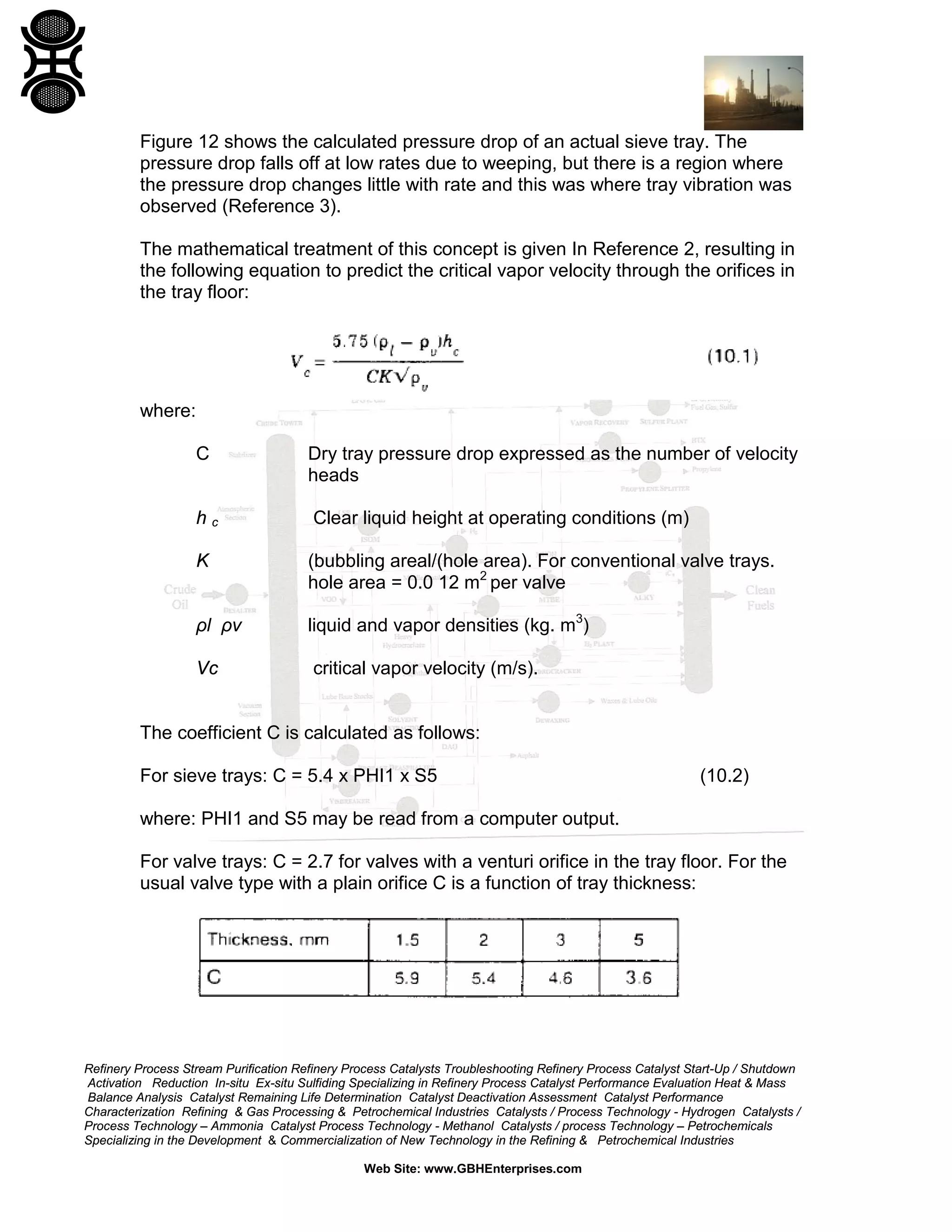 Design and Rating of Trayed Distillation Columns | PDF