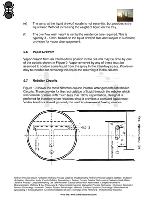 Design and Rating of Trayed Distillation Columns | PDF