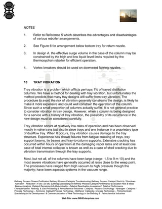 Design and Rating of Trayed Distillation Columns | PDF