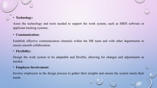 Design and redesign of work system-1.pptx | Resume Writing and Advice ...
