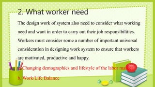 Design and redesign work system | PPTX