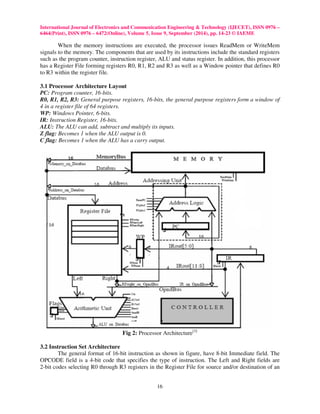 Design and simulation of a non pipelined multi cycle 16 bit risc ...