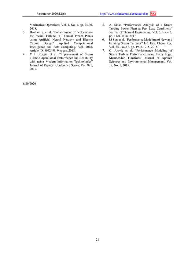 Design And Simulation Of A Steam Turbine Generator Using Observer Based