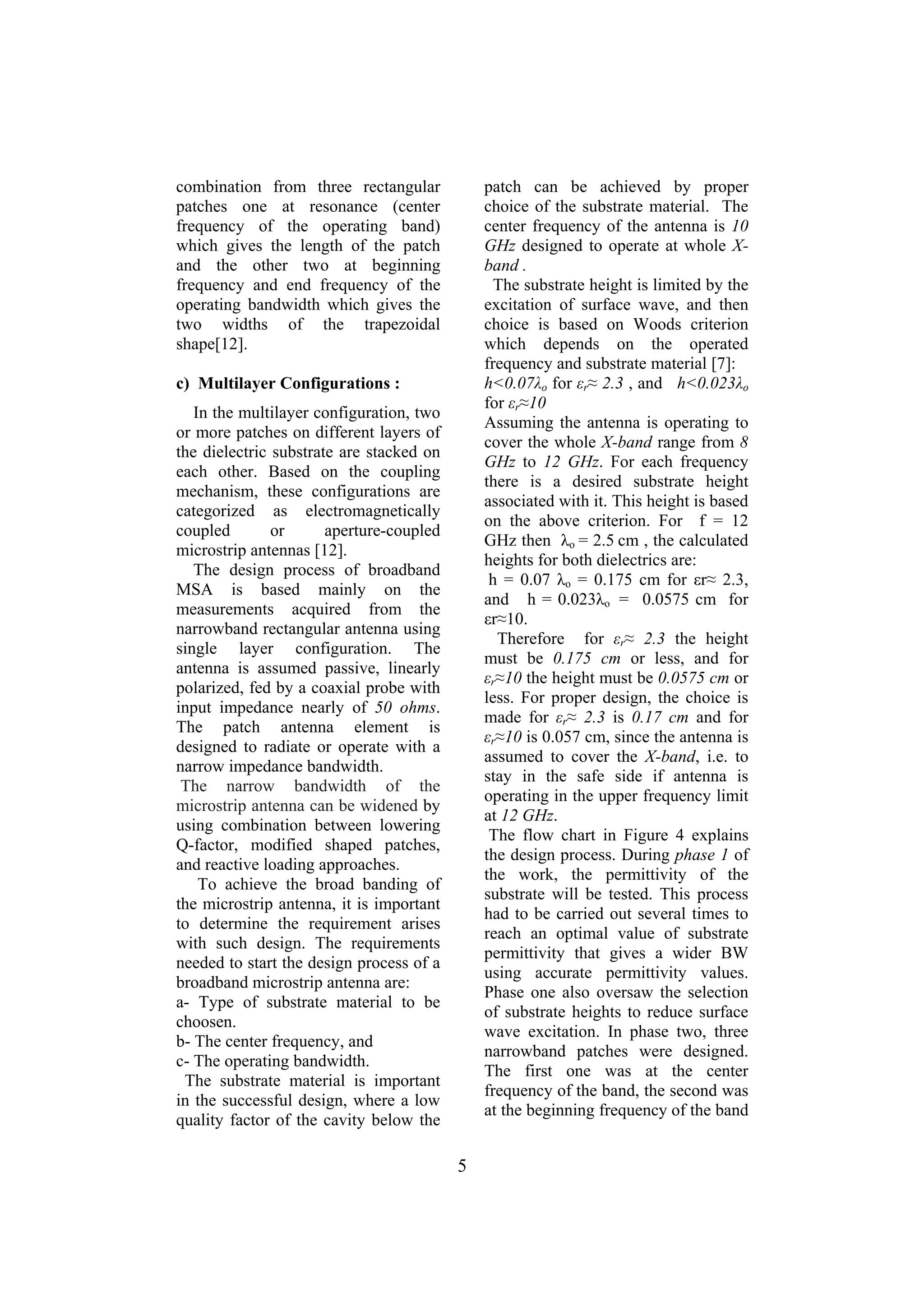 Design And Simulation Of Broadband Rectangular Microstrip Antenna Pdf Physics Science