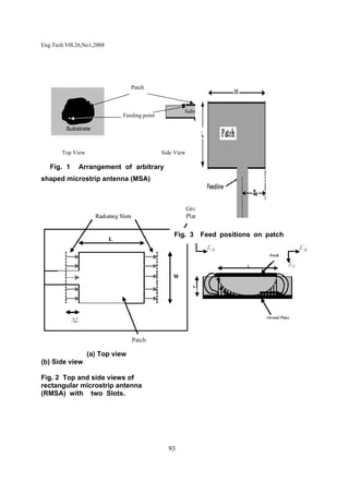 Design and simulation of broadband rectangular microstrip antenna | PDF