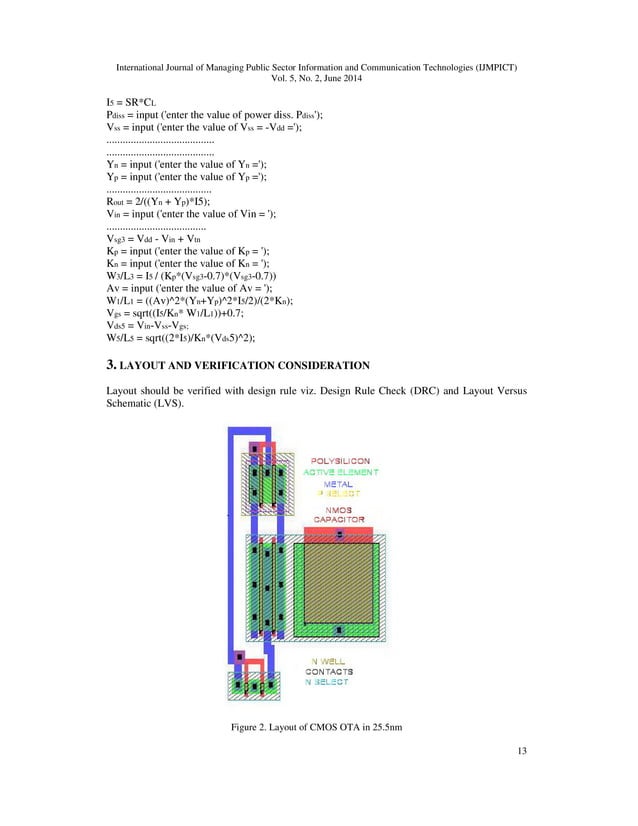 Design and simulation of cmos ota | PDF