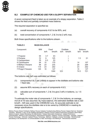 Design and Simulation of Continuous Distillation Columns | PDF