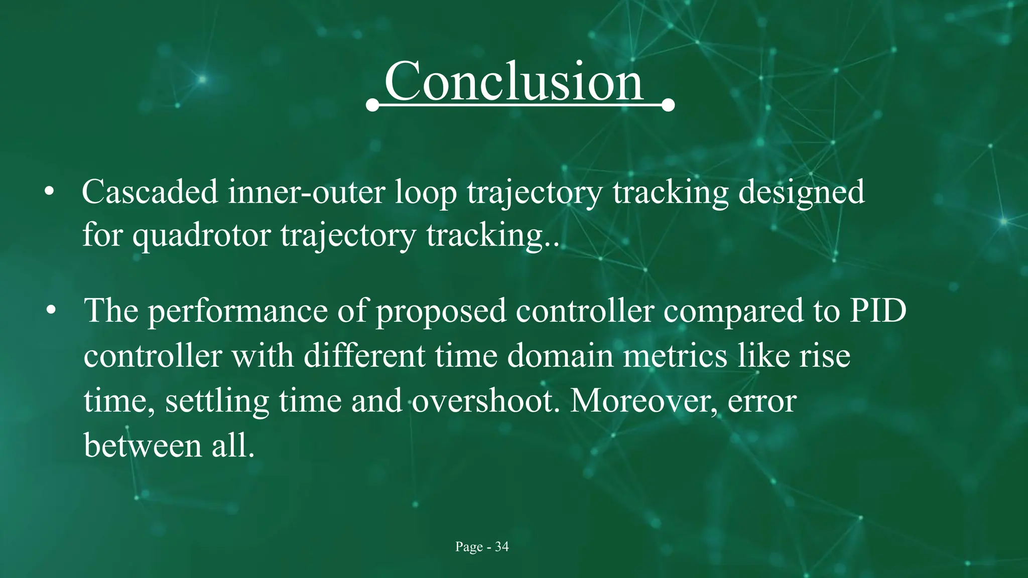 Design and Simulation of Drone Flight Control Using PID Controller Presentation | PPTX