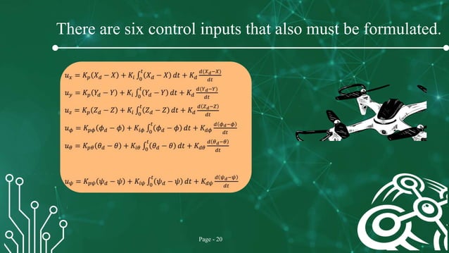 Design and Simulation of Drone Flight Control Using PID Controller Presentation | PPTX