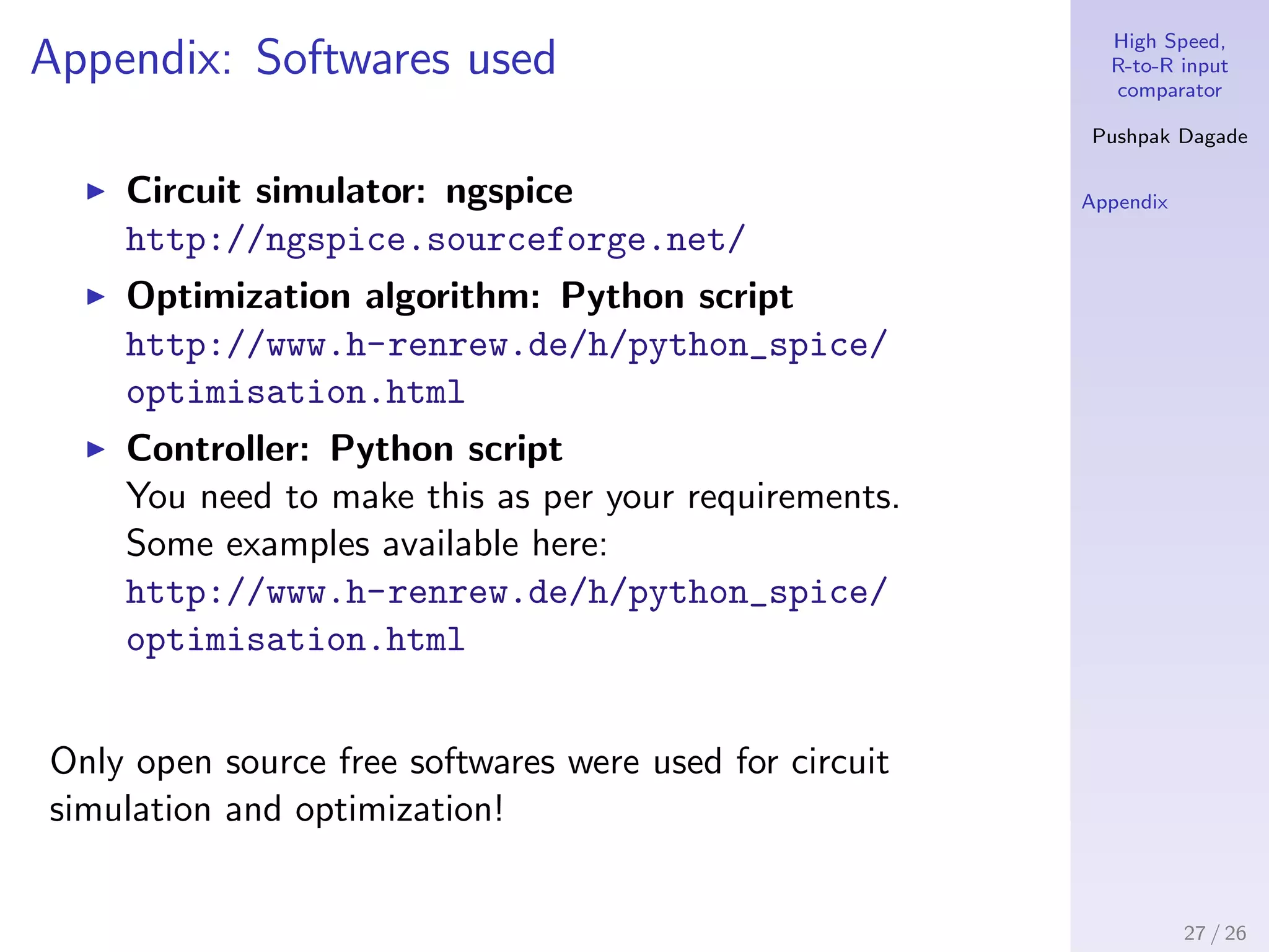 Design of a High Speed, Rail-to-Rail input CMOS comparator | PDF