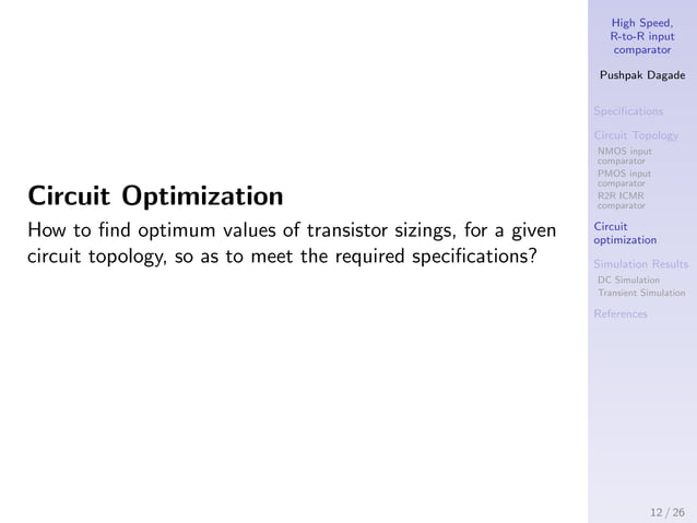 Design Of A High Speed Rail To Rail Input Cmos Comparator Pdf Computer Peripherals Computing