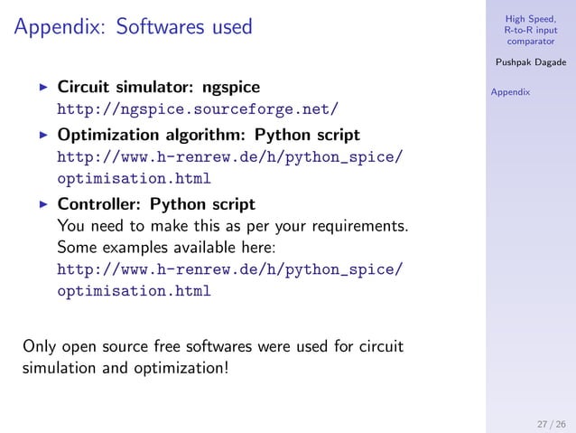Design Of A High Speed Rail To Rail Input Cmos Comparator Pdf Computer Peripherals Computing