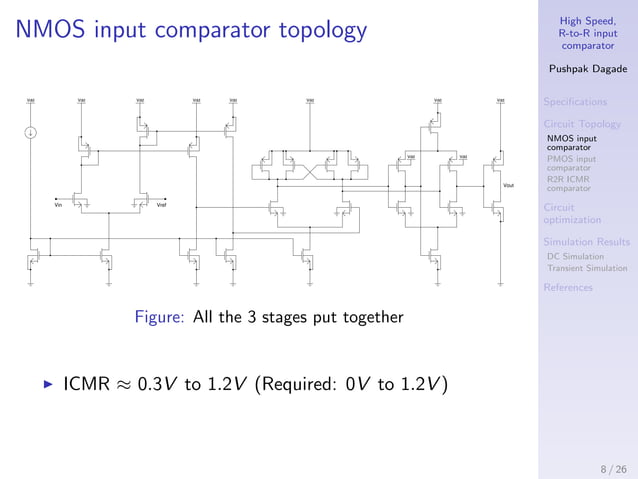 Design of a High Speed, Rail-to-Rail input CMOS comparator | PDF | Computer Peripherals | Computing