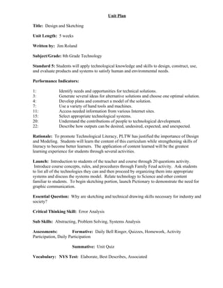 Design and sketching | PDF