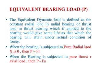 Design and solved problems for rolling contant bearing | PPTX