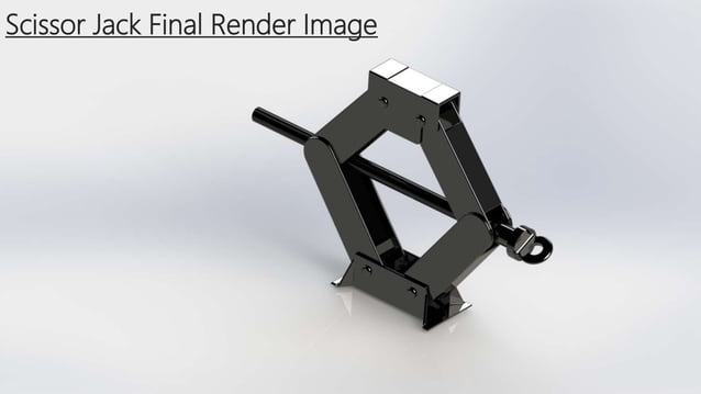 Design and analysis of scissor jack final report 8 sem (1) | PPTX ...