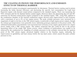 Design and static thermal analysis of piston | PPTX