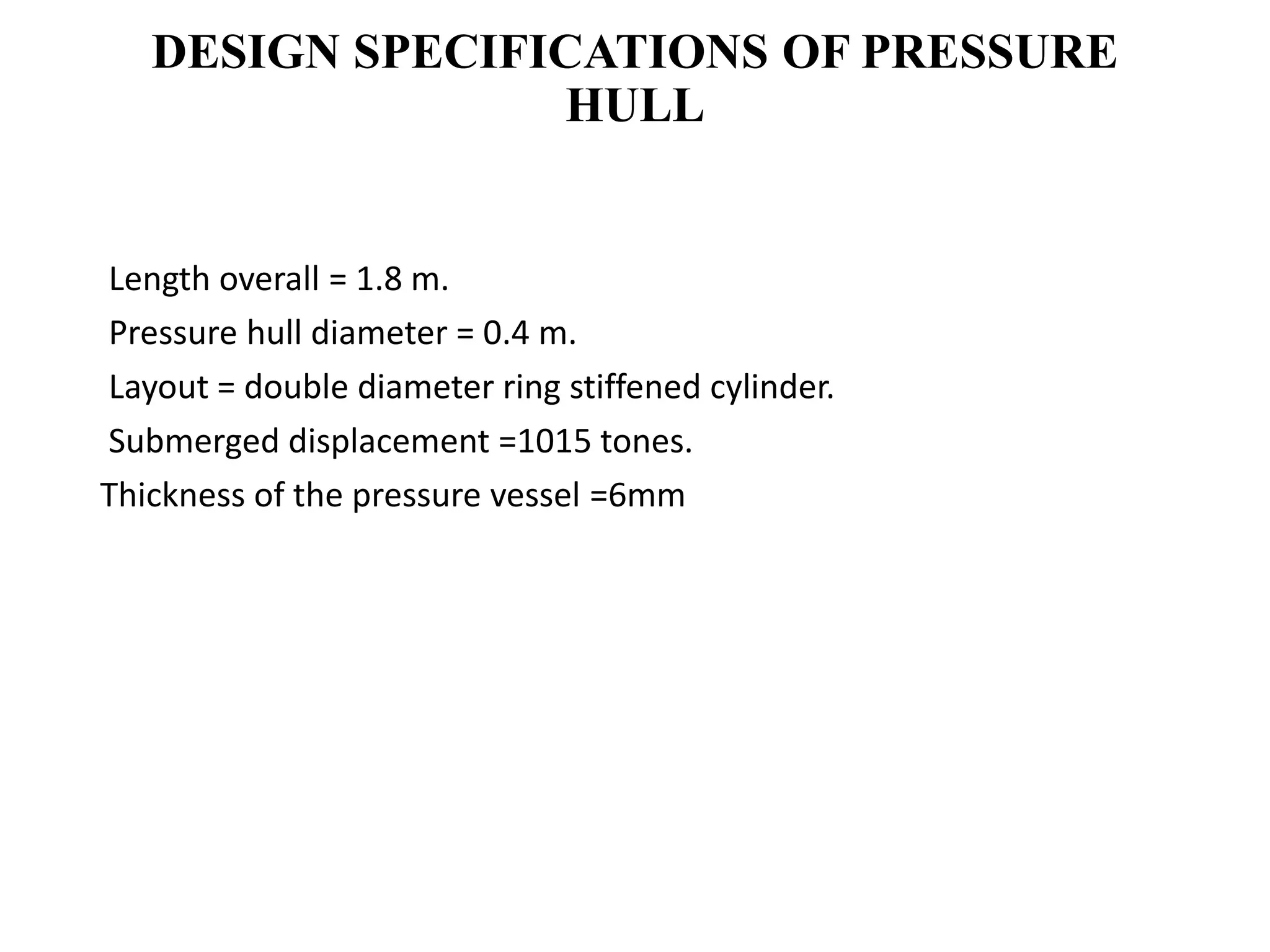 Design and structural analysis of auv pressure hull with sandwich ...