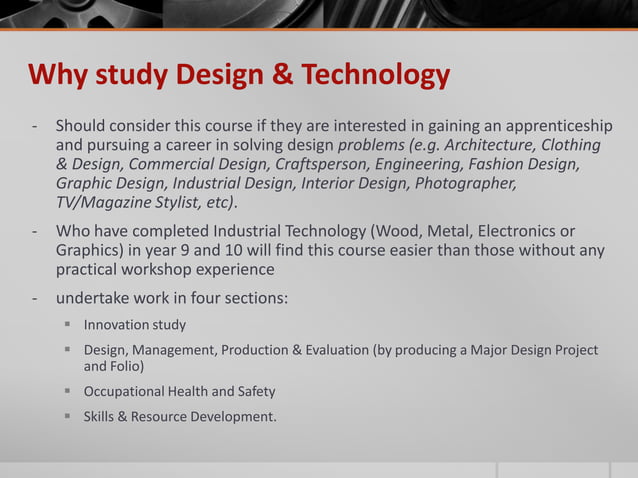 Design and tech | PPT