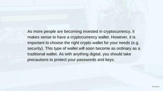The Types of Cryptocurrency Wallets | PDF