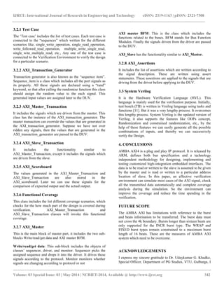 Design and verification environment for amba axi protocol for soc integration | PDF