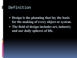 Design – An introduction | PPTX