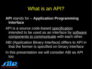 Designing Good API & Its Importance | PPT
