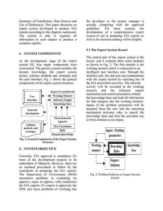 Design a rule based expert system for eia | PDF