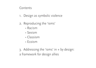 Design as Symbolic Violence | PDF