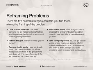 Problem Framing for Strategic Design | PDF