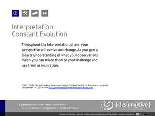 Designing Interactions / Experiences: Lecture #03 | PDF