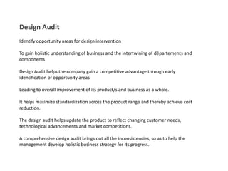 Design Audit | PPT