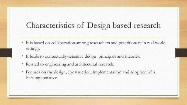 Design based research
