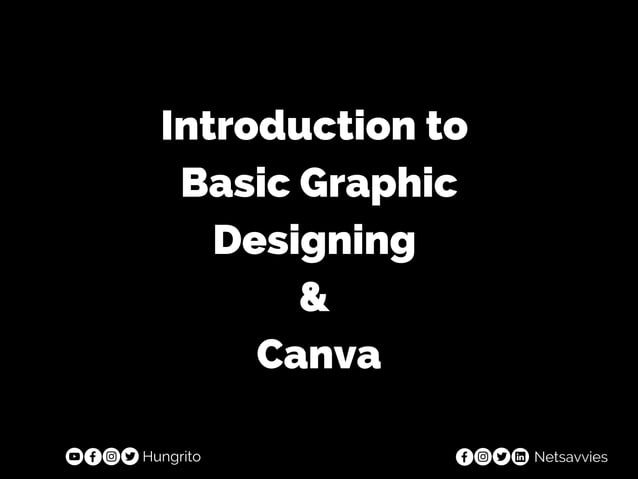 Introduction to Basic Graphic Design & Canva | PDF