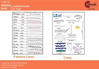 Gouri Ramchandani, Diploma Fashion Design First Year, (Design Basics ...