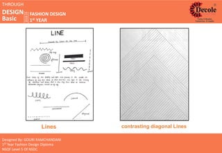 Gouri Ramchandani, Diploma Fashion Design First Year, (Design Basics ...